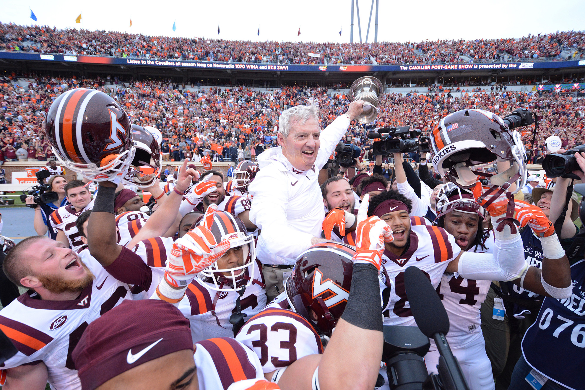 Beamer honored by the American Football Coaches Association - Virginia ...