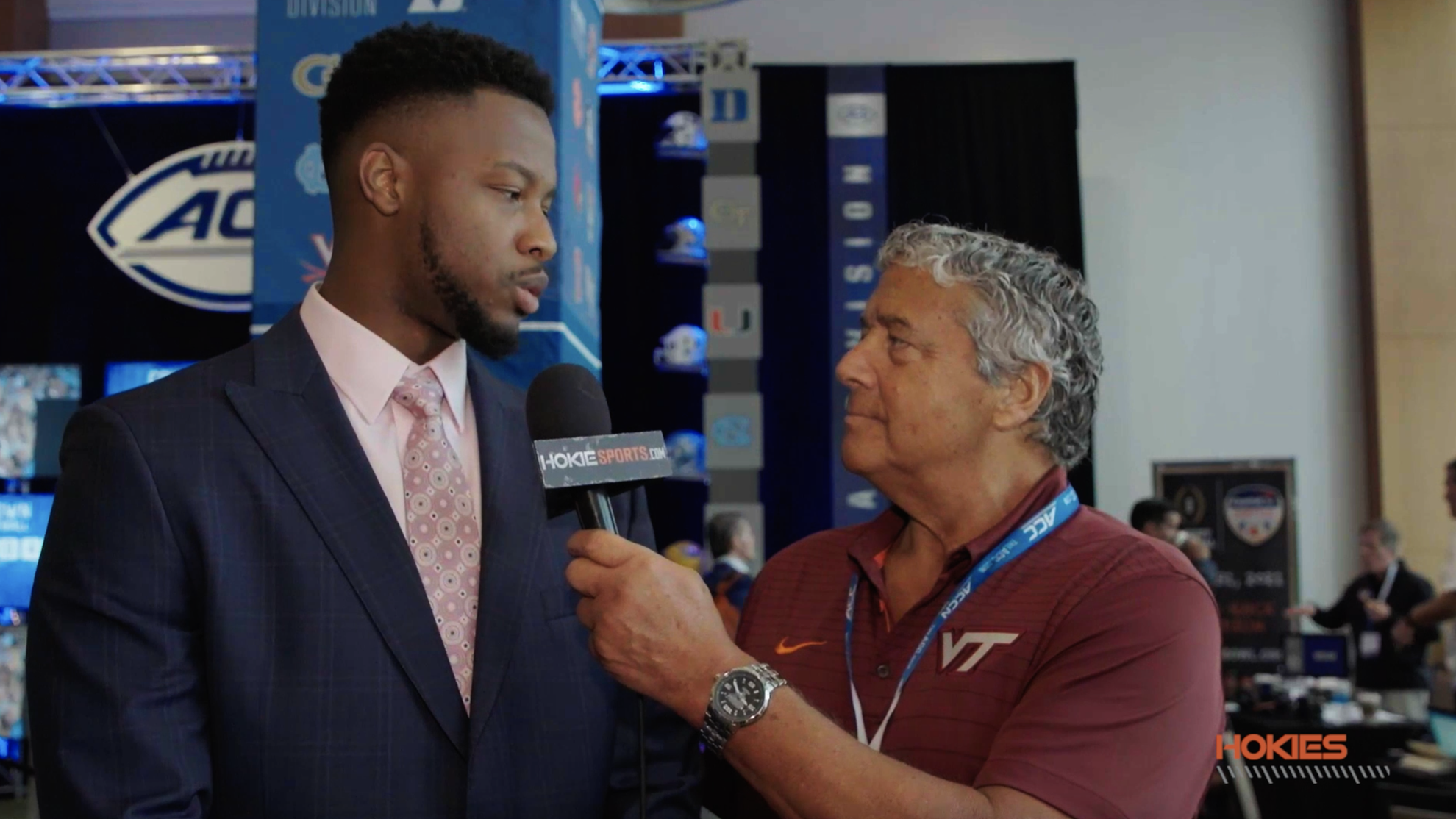 FB: ACC Kickoff Mike Burnop Interview (James Mitchell) - Virginia Tech ...