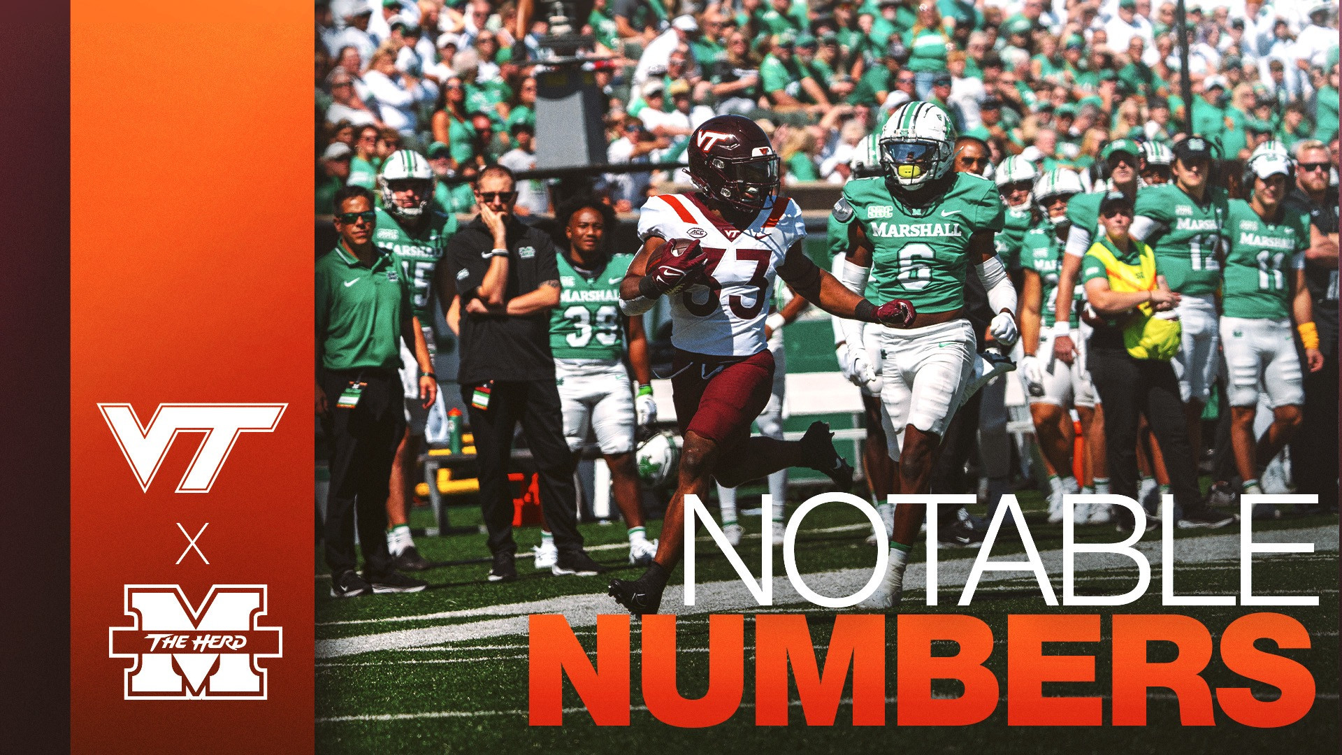 Notable Numbers: Virginia Tech vs. Marshall - Virginia Tech Athletics