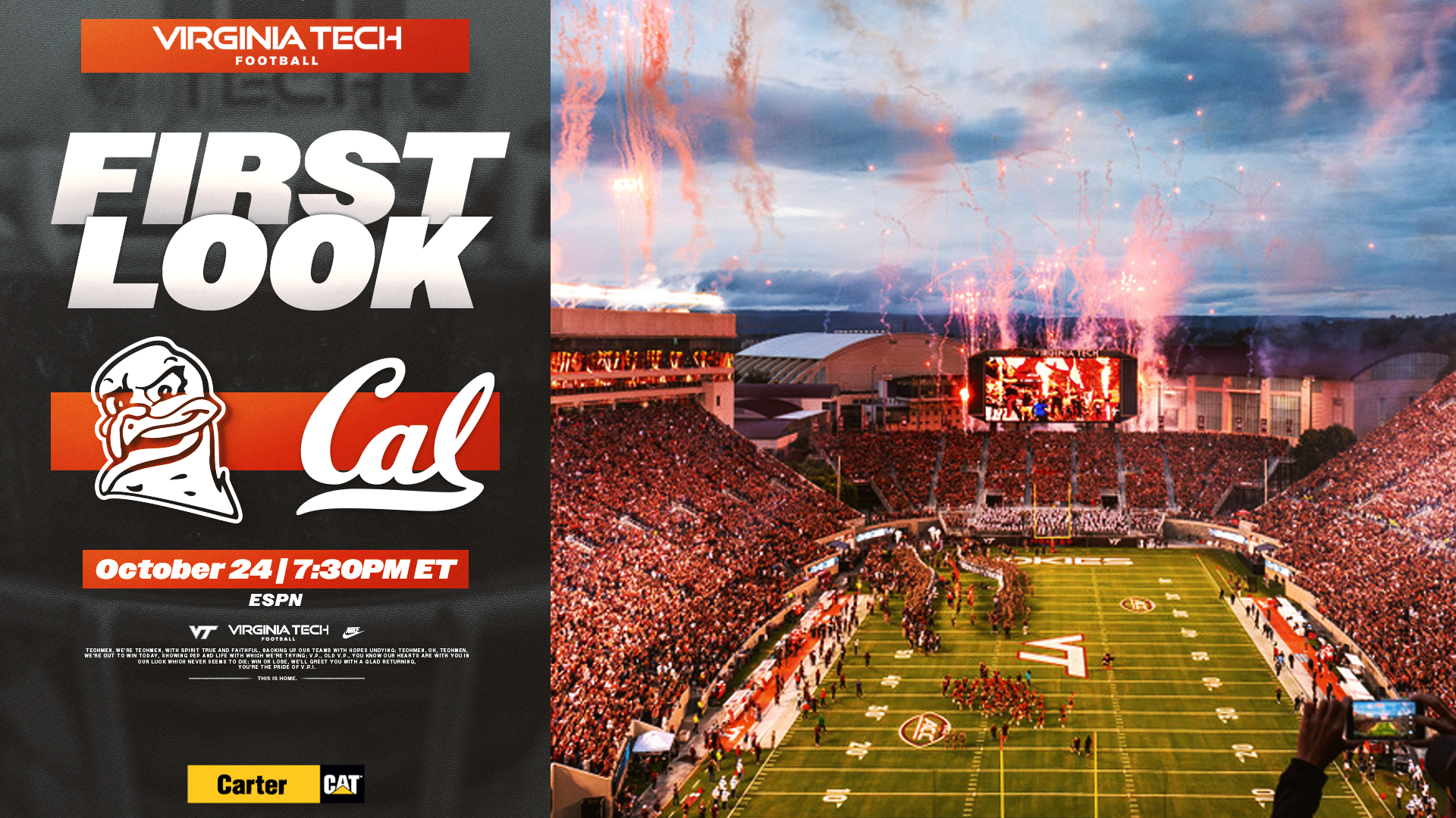 First Look: Virginia Tech vs. Cal - Virginia Tech Athletics