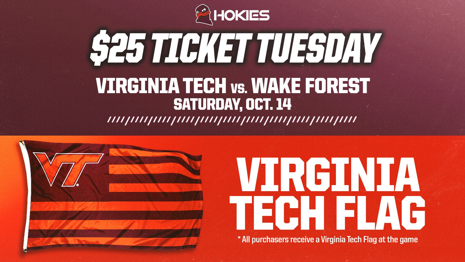 Ticket Tuesday: Virginia Tech vs. Wake Forest - Virginia Tech Athletics