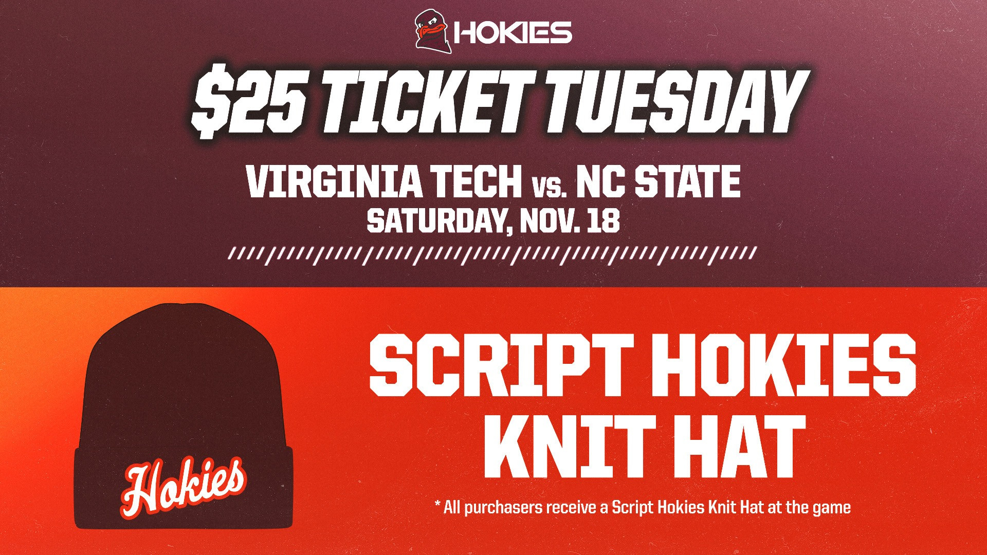 Ticket Tuesday: Virginia Tech vs. NC State - Virginia Tech Athletics