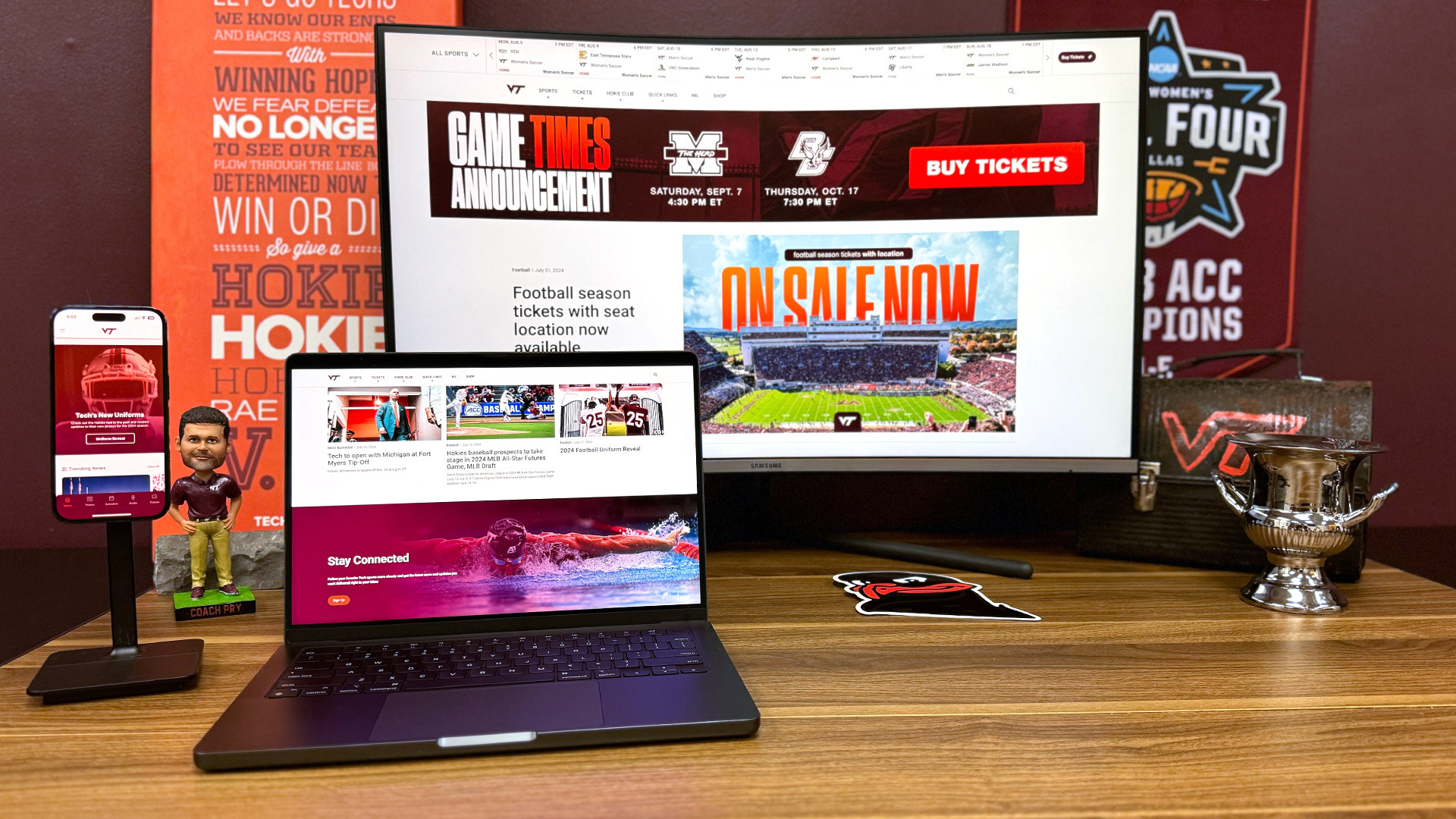 Virginia Tech Athletics unveils redesigned website in partnership with ...