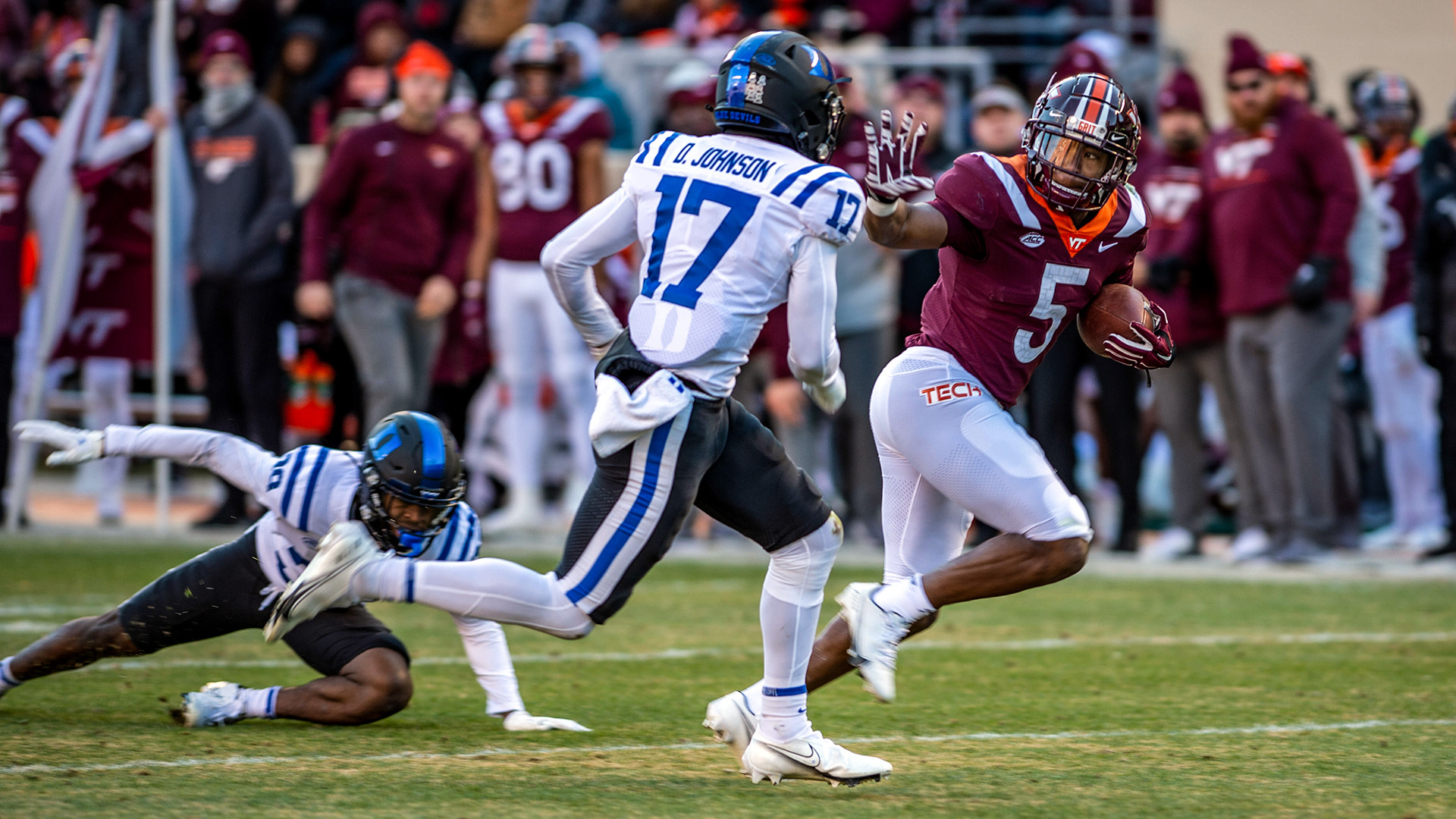 Notable numbers versus Duke - Virginia Tech Athletics