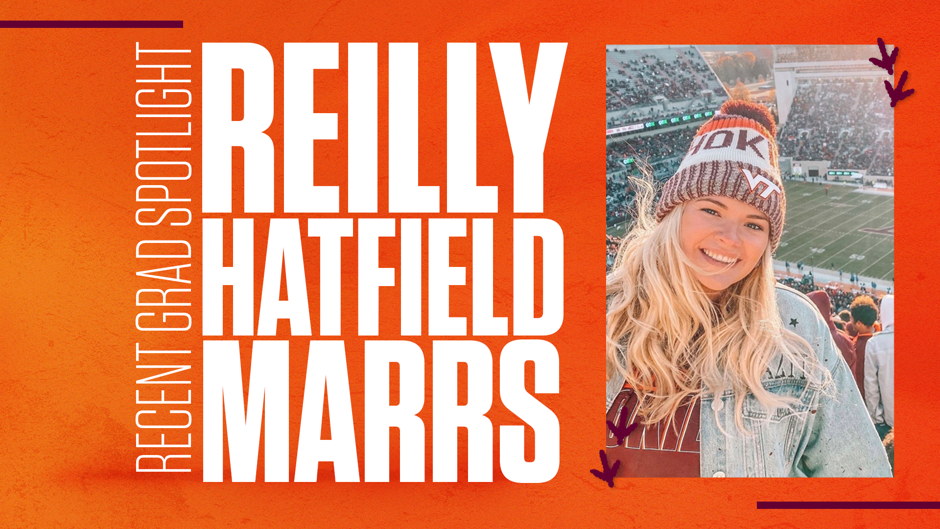 Recent Grad Spotlight: Reilly Hatfield Marrs - Virginia Tech Athletics