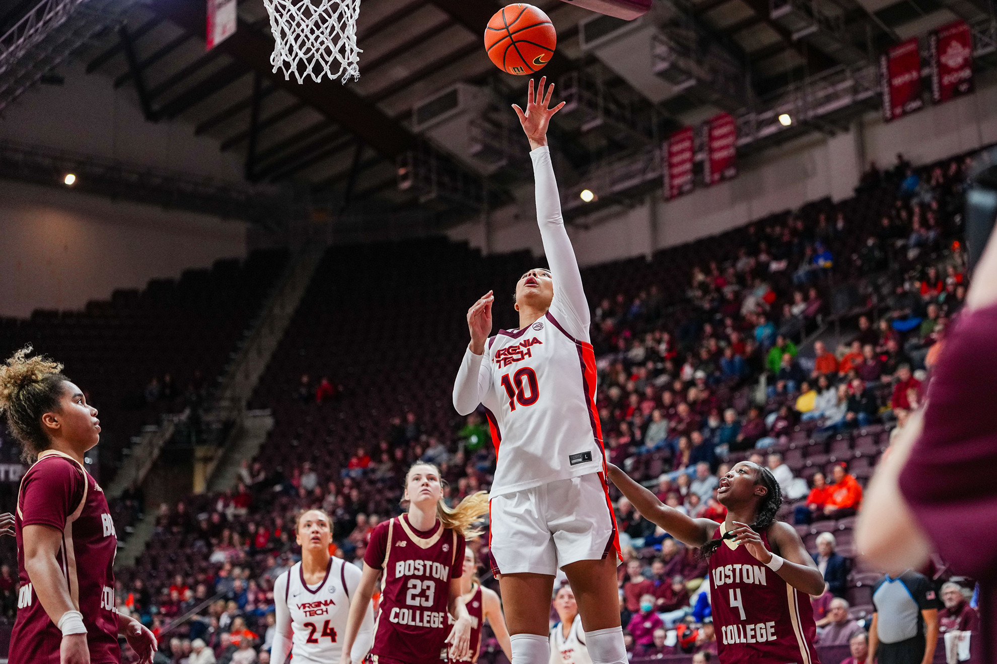 Tech set the tone early to cruise past Boston College, 78-56 - Virginia ...