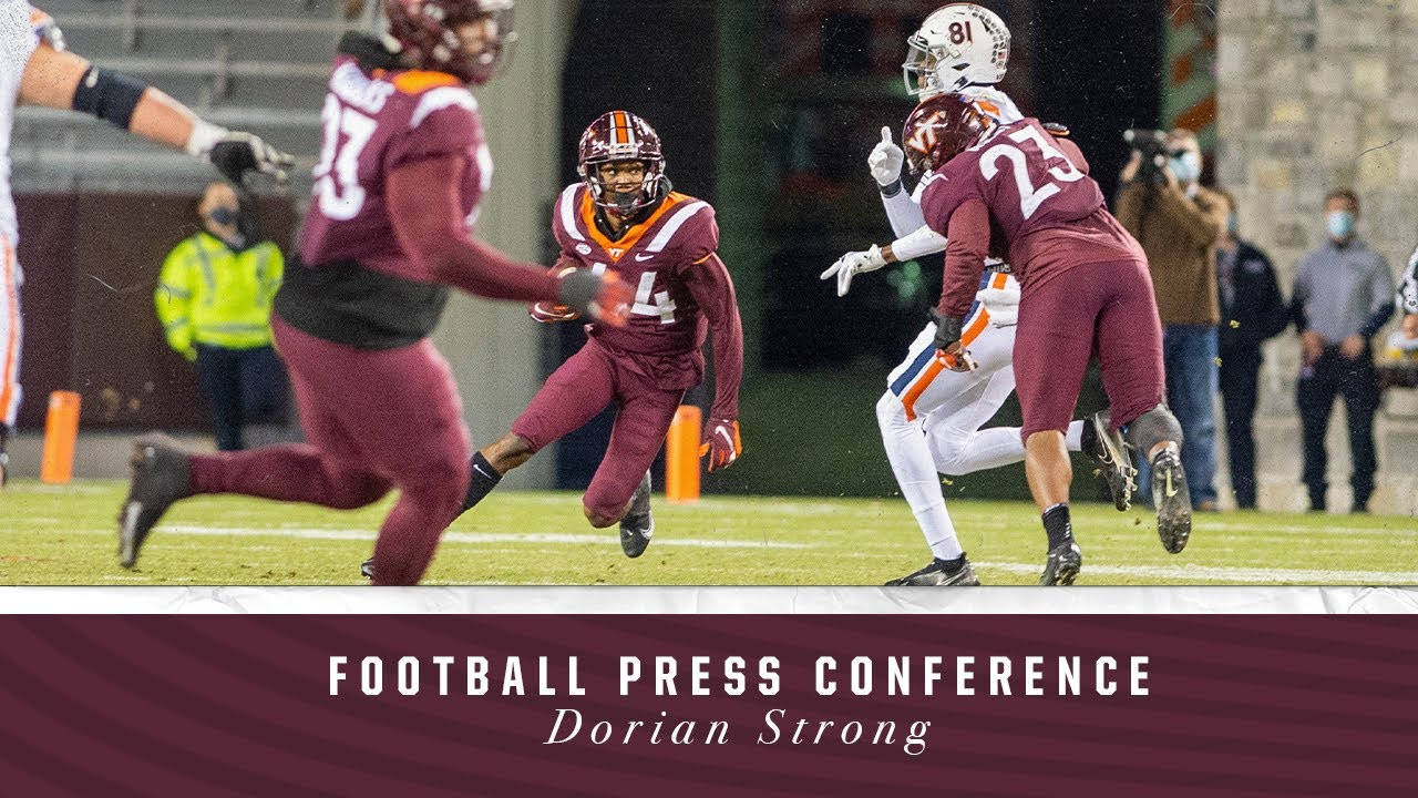 Virginia Tech Football press conference - Dorian Strong - Virginia Tech ...