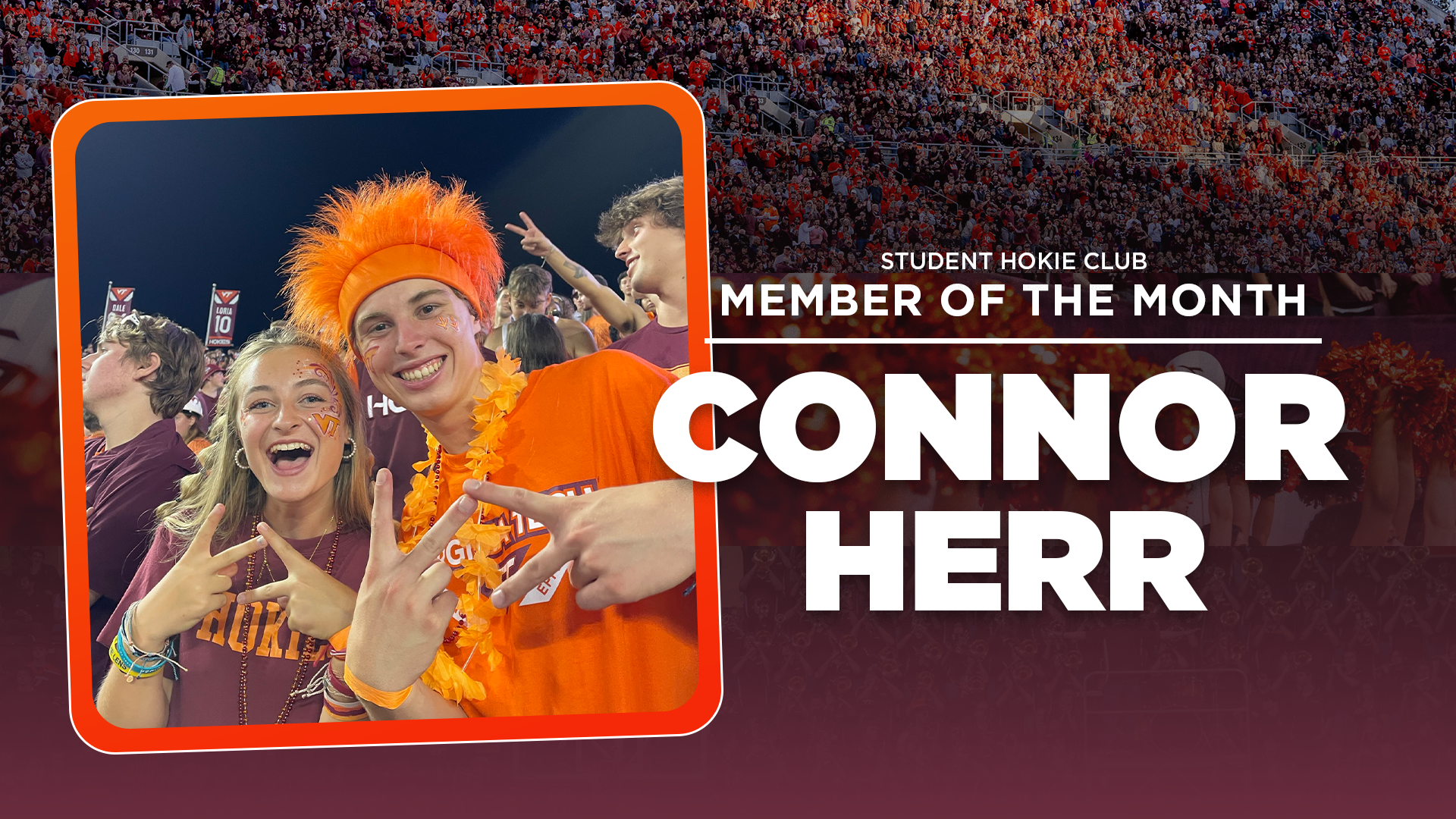 SHC Member of the Month: Connor Herr - Virginia Tech Athletics