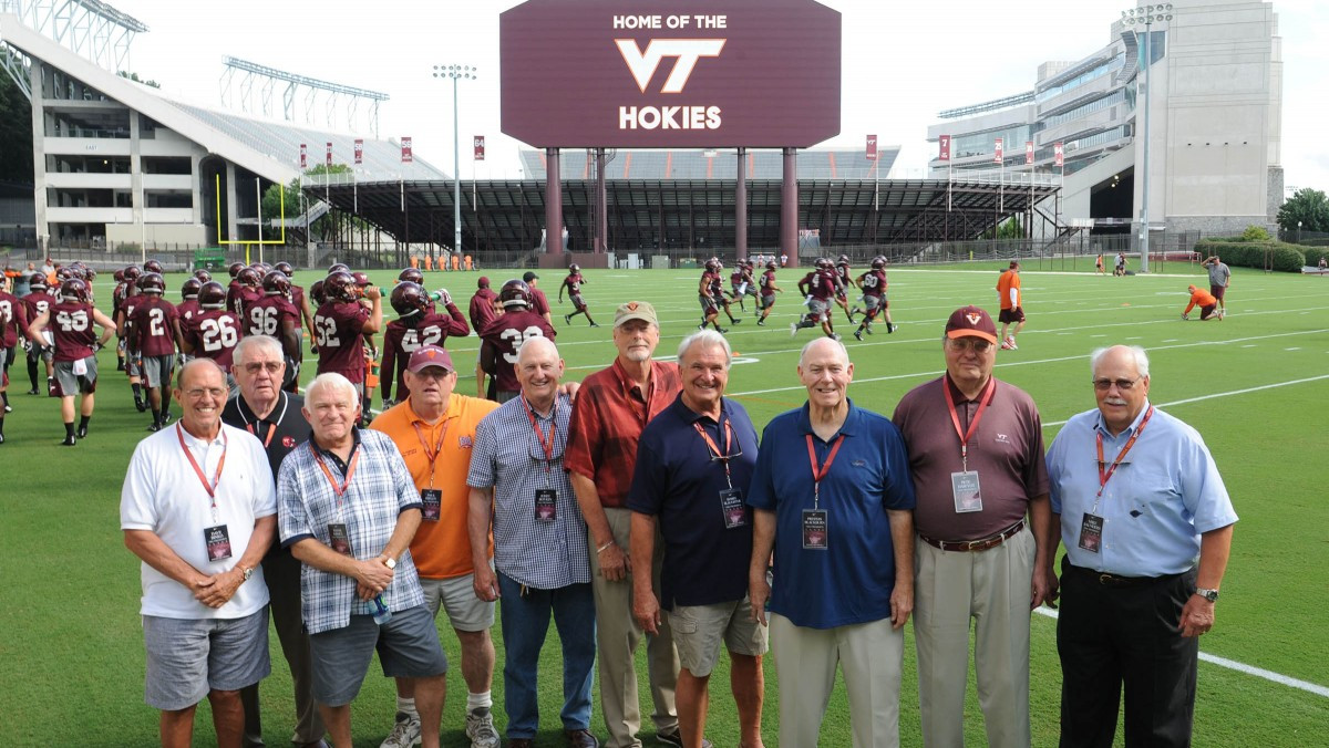 Former group of football players celebrates 50th anniversary of first ...