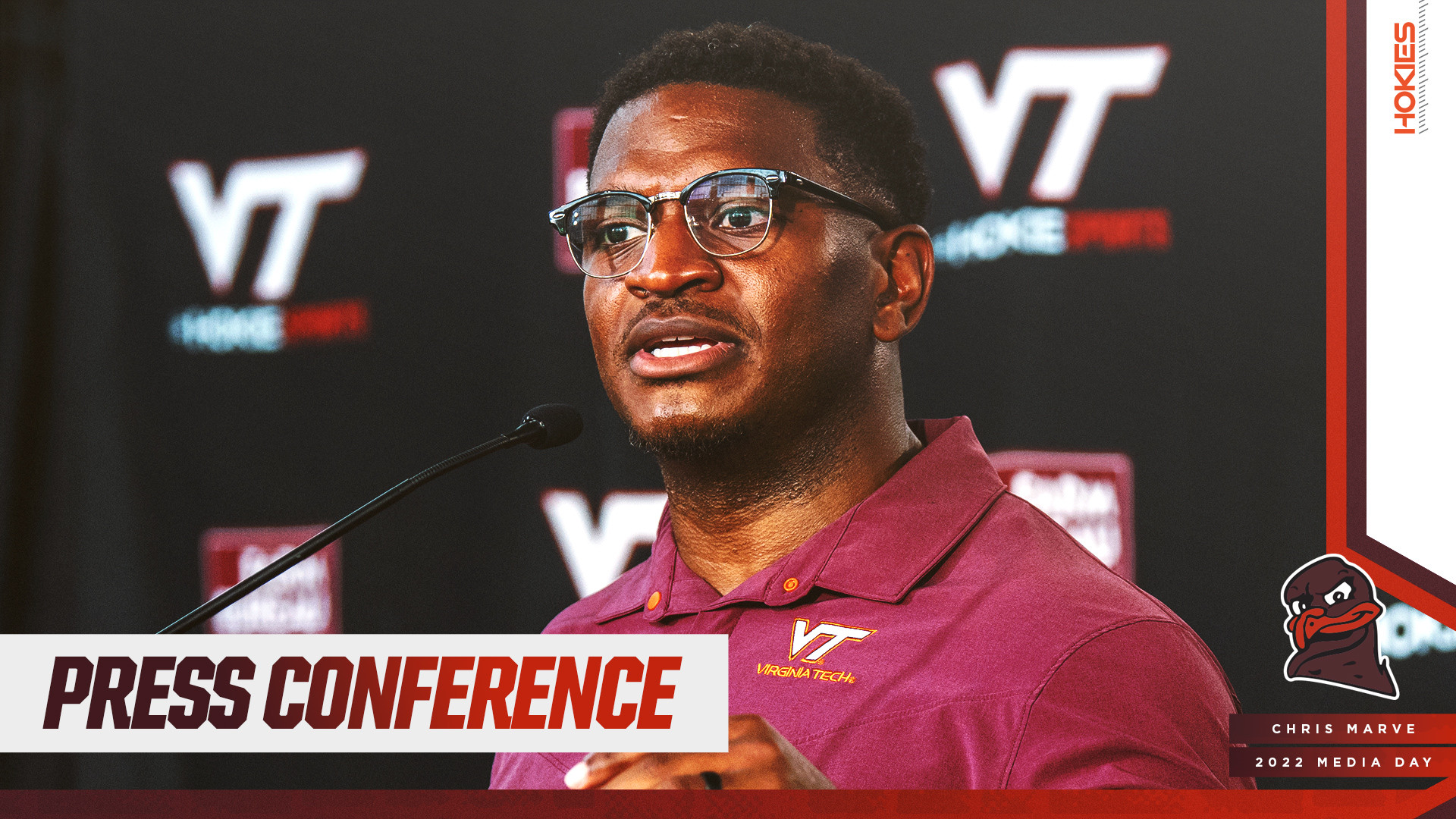 FB: 2022 media day press conference (Chris Marve) - Virginia Tech Athletics