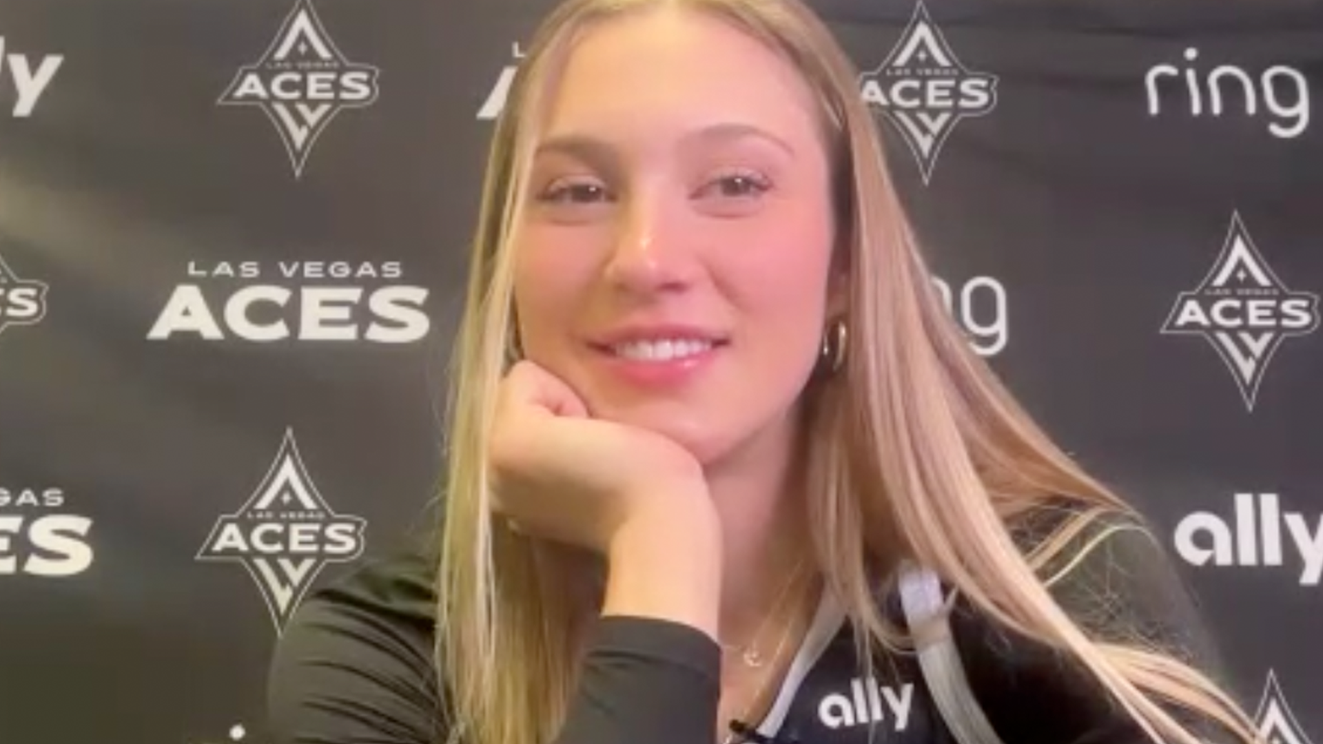 Elizabeth Kitley's Las Vegas Aces Media Day availability - Virginia ...