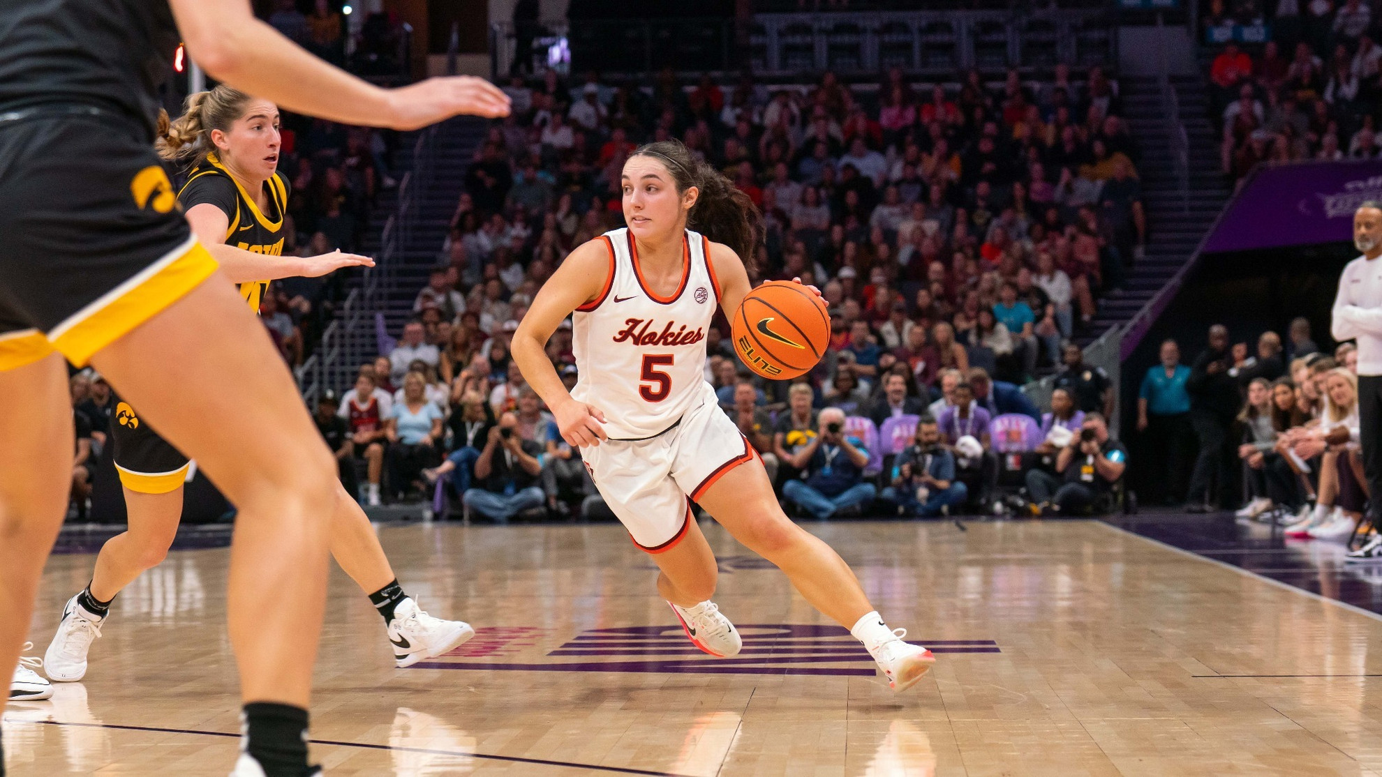 Amoore's 31 points not enough to overcome No. 3 Iowa in Ally Tipoff ...