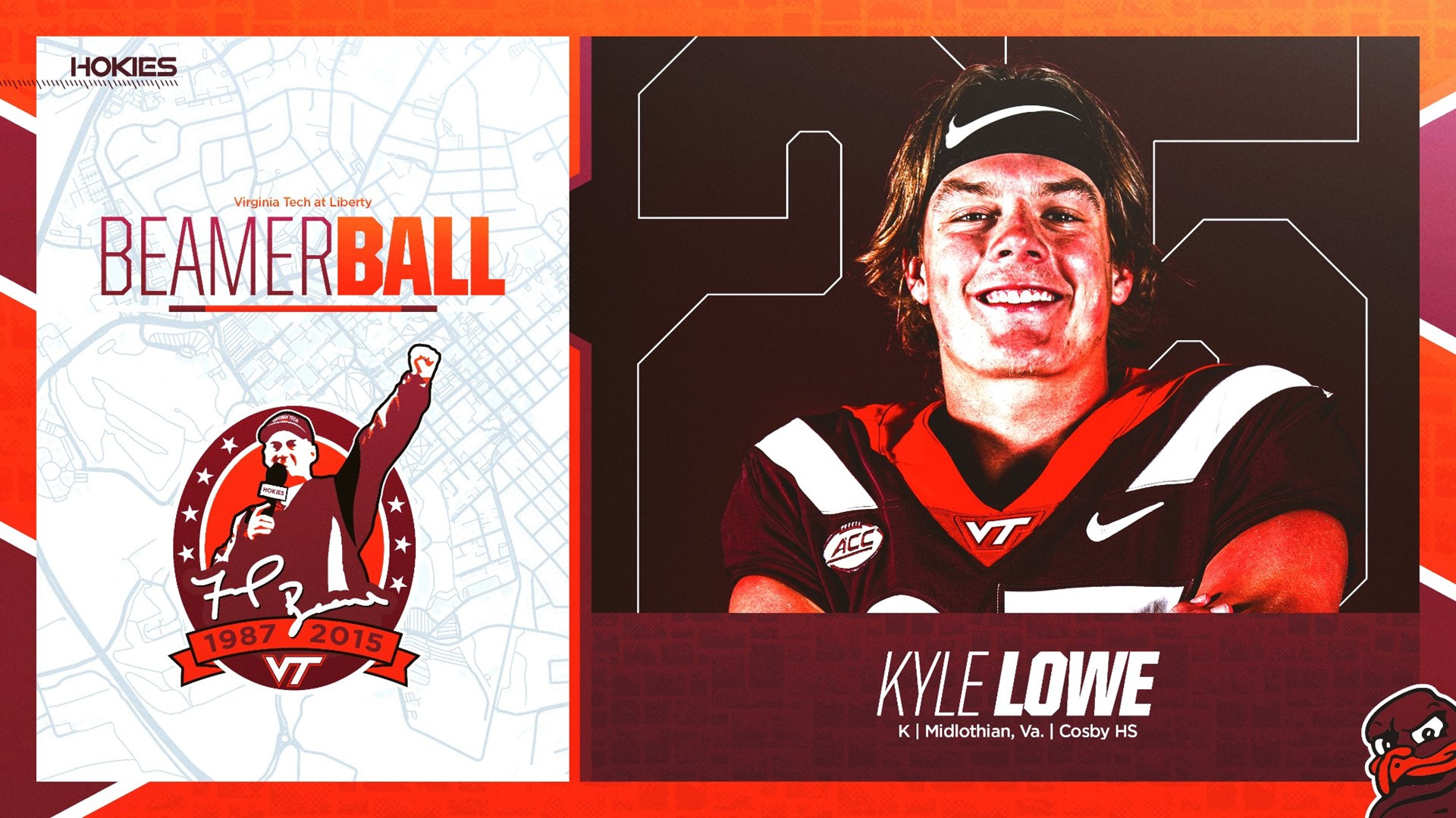 Lowe to wear No. 25 at Liberty - Virginia Tech Athletics