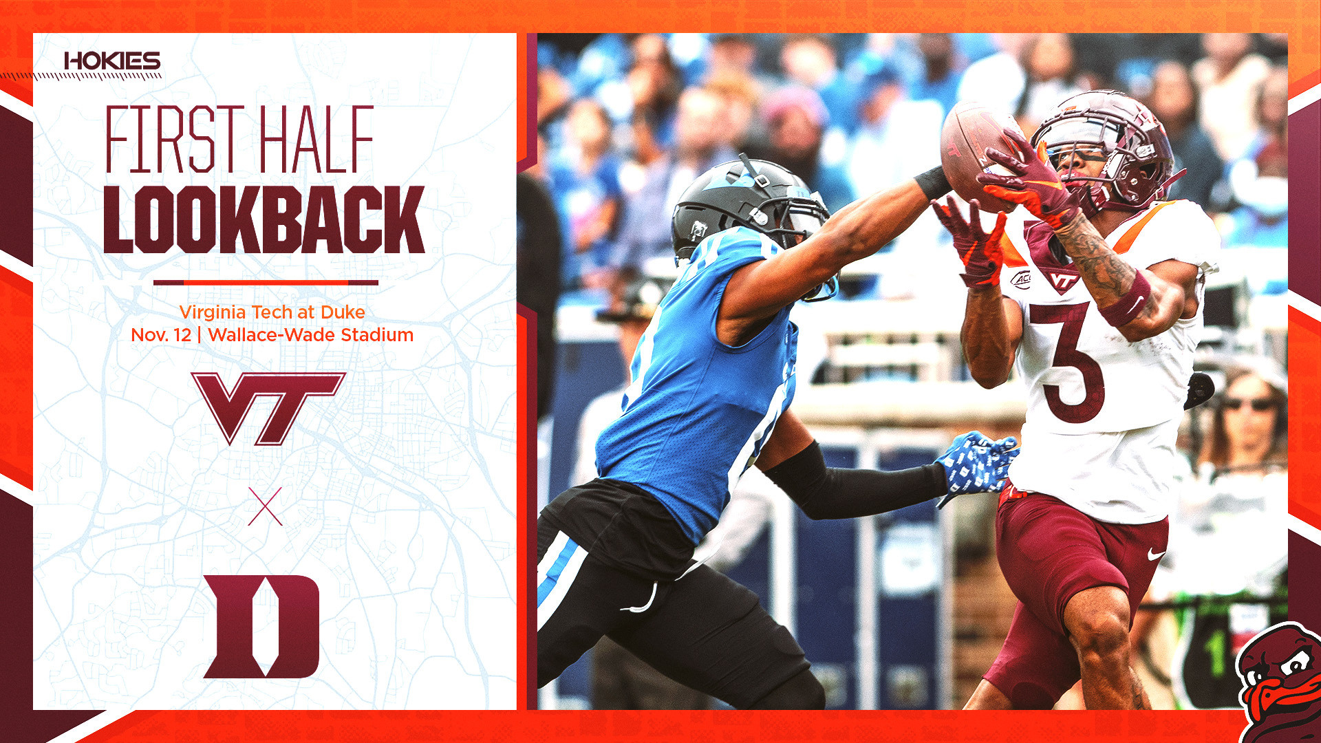 First-Half Lookback: Virginia Tech at Duke - Virginia Tech Athletics